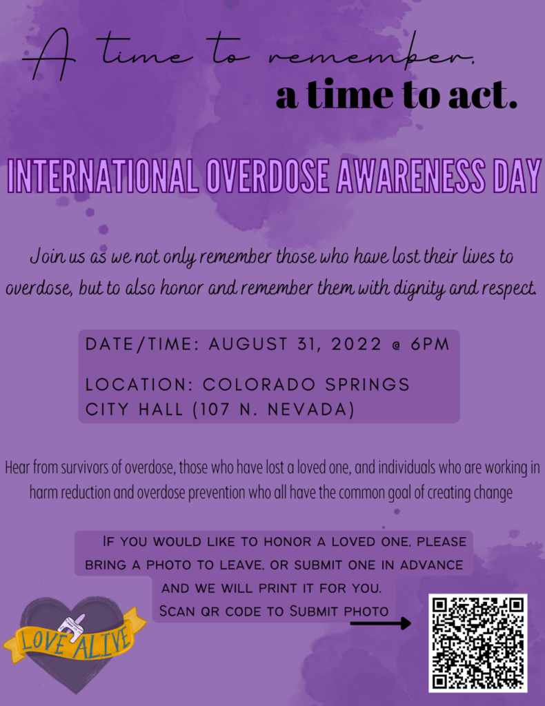El Paso County CPAR Overdose Awareness - End Overdose ColoradoEnd ...